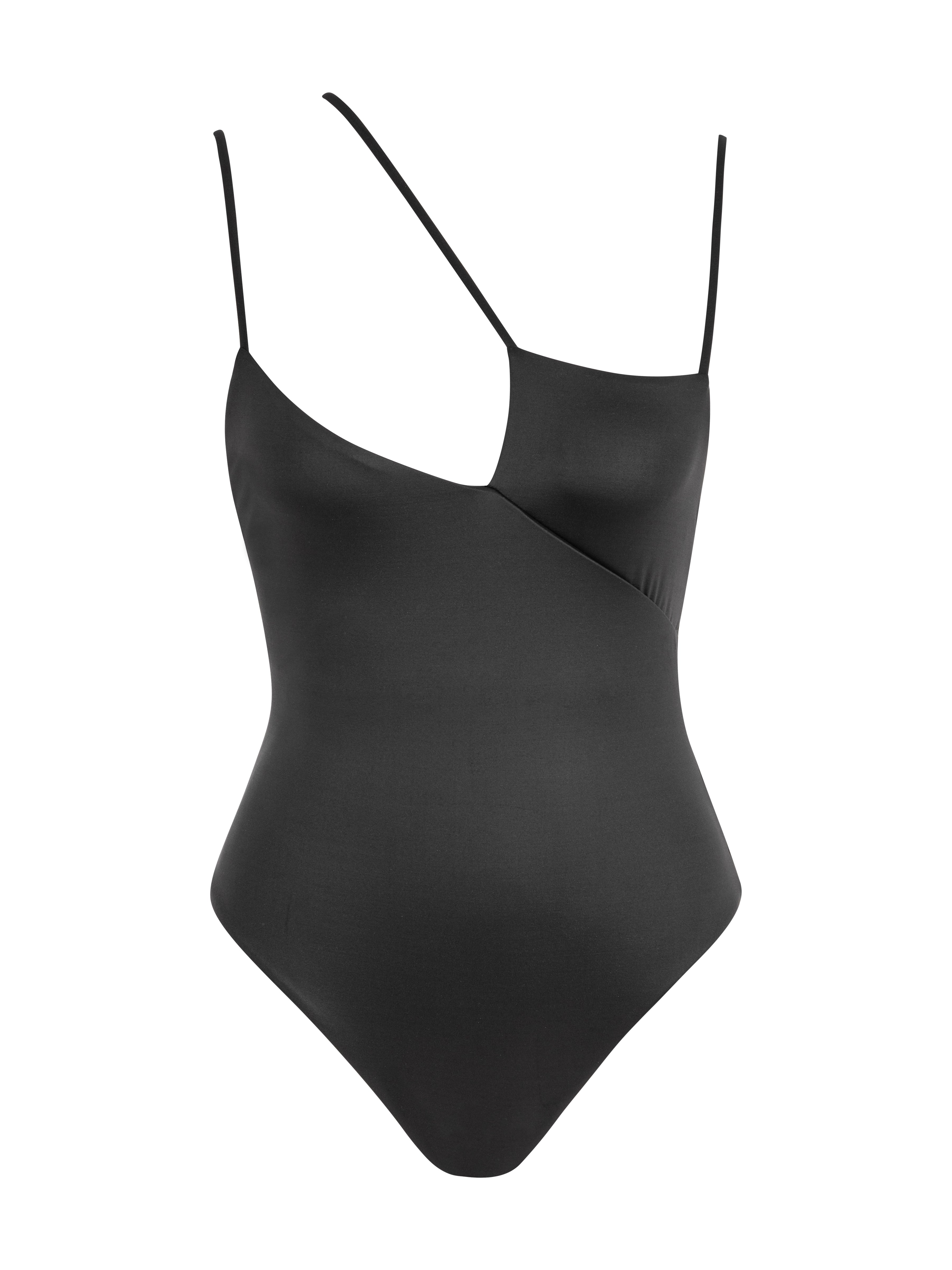 UNCOVERED MATTE BLACK SWIMSUIT – LILYROSE INT